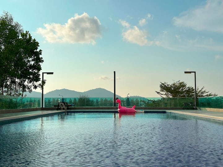 Marina Height Teluk Batik 2room With Living Hall - Lumut