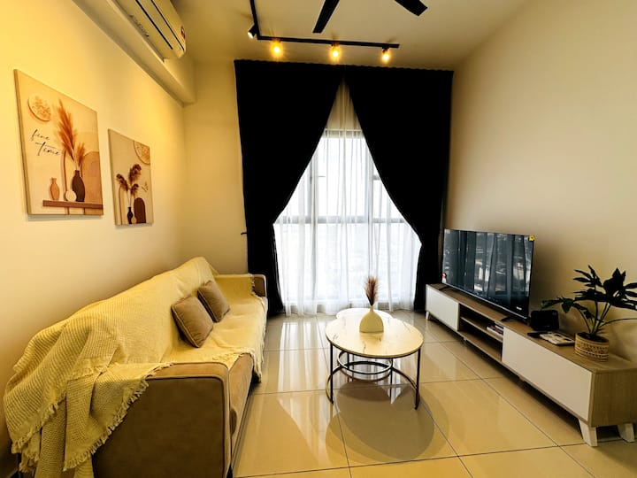 Trion Kl City View 2br King Bed 10mins To Klcc - Kuala Lumpur
