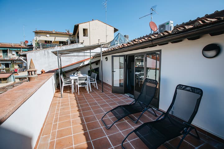 Mansarda Baldovini, Terrace, 3 Bedroom, 2 Bathroom - Florence