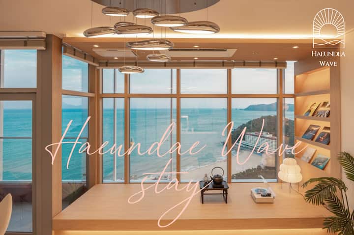 [오션뷰+욕조] 펜트층 파노라마 오션뷰/방2욕실2 테라스3｜침대4｜8인 - Busan