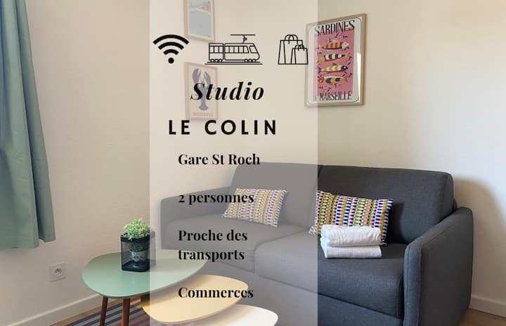 117 - Colin 4 - Central -Wifi - Proche Gare - Montpellier