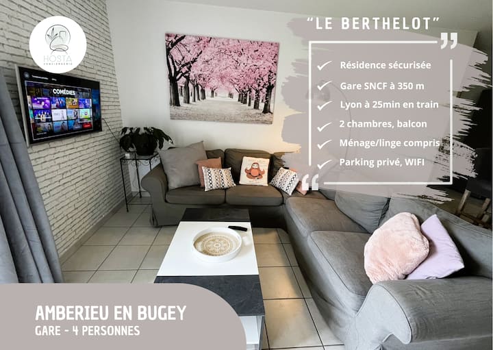 Le Berthelot_résidence Avec Piscine_gare Sncf - Ambérieu-en-Bugey