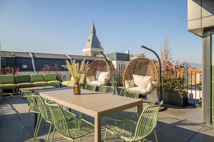 Marone Suites - Penthouse With Huge Roof Terrace - Budapest