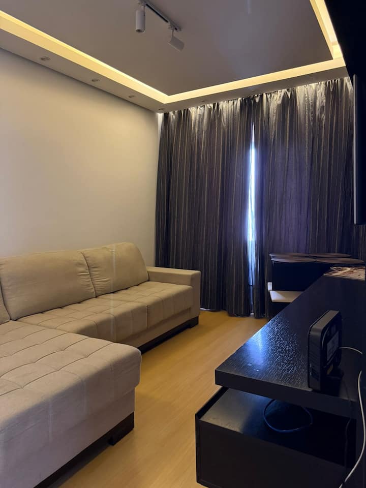 Lindo Apartamento Completo P/ 5 - Santos