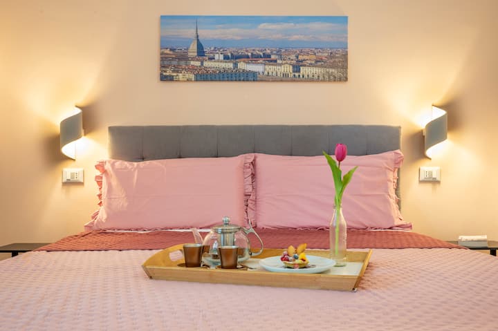 [Tesoriera Suite] 400m Metro Rivoli - Fronte Parco - Turin