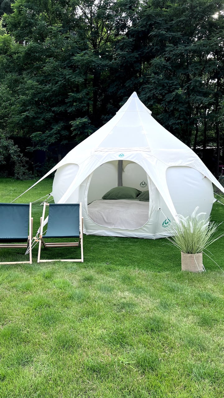 Glamping Zelt "Sunrise" Adults Only - Seddiner See