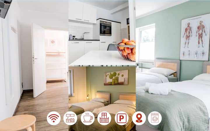 2 Zimmer Apartment - 4 Betten - Januhomes - Runkel