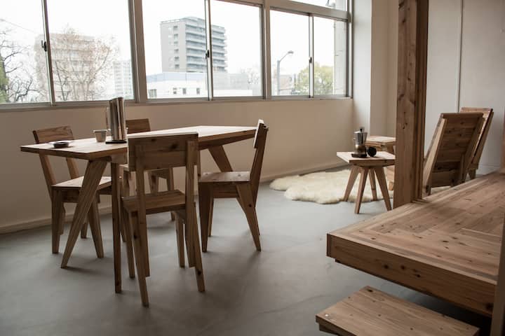 Unique 40m² Cedar Room – 10min Walk To Station - Hiroshima