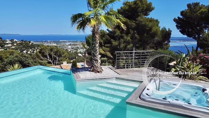 Villa Milagathe • Vue Sur Mer • Piscine • Jacuzzi - Carqueiranne