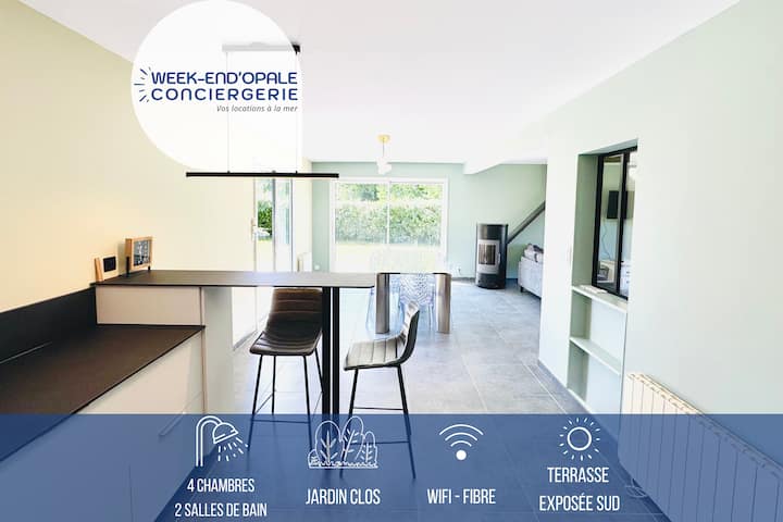Villa Nature&détente Avec Jardin - Stella Plage