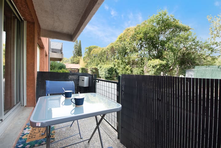 Studio Pour 2 à Toulouse – Parking  & Terrasse - Balma