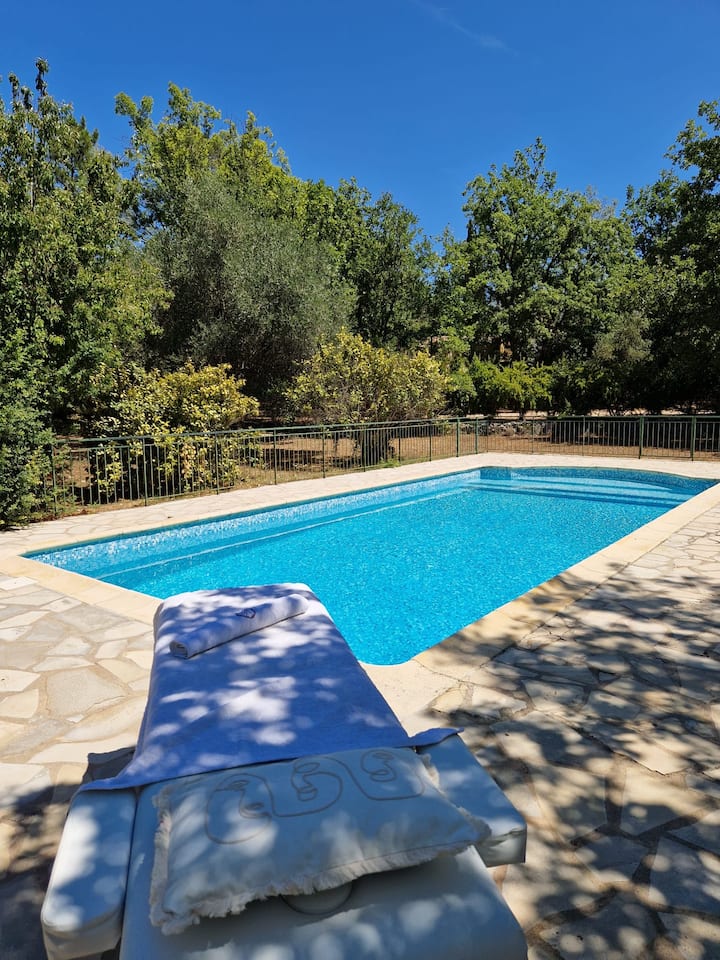Lodge Nature, Tennis Et Pétanque Privé, Jardin - Fayence