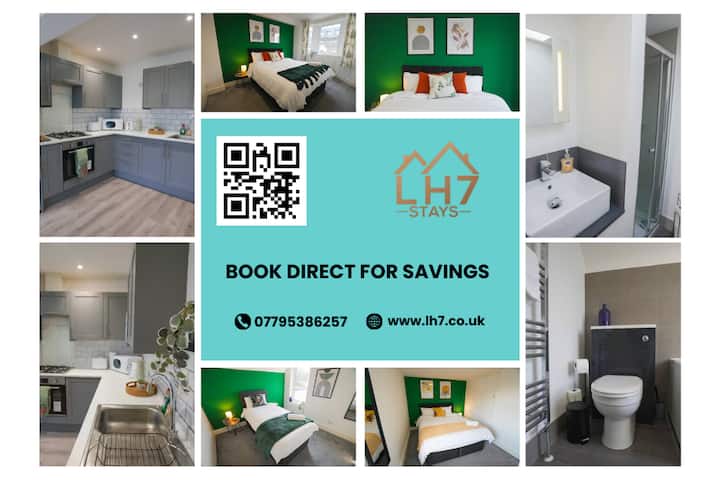 Book A Week | Save 20% | Wifi | Parking | Sleeps 9 - Crawley