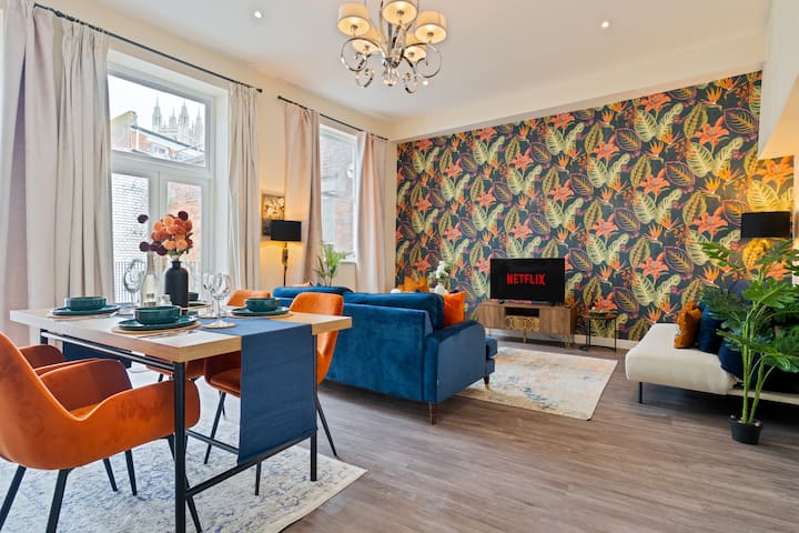 Spacious Luxury City Apartment W/ Terrace - Canterbury