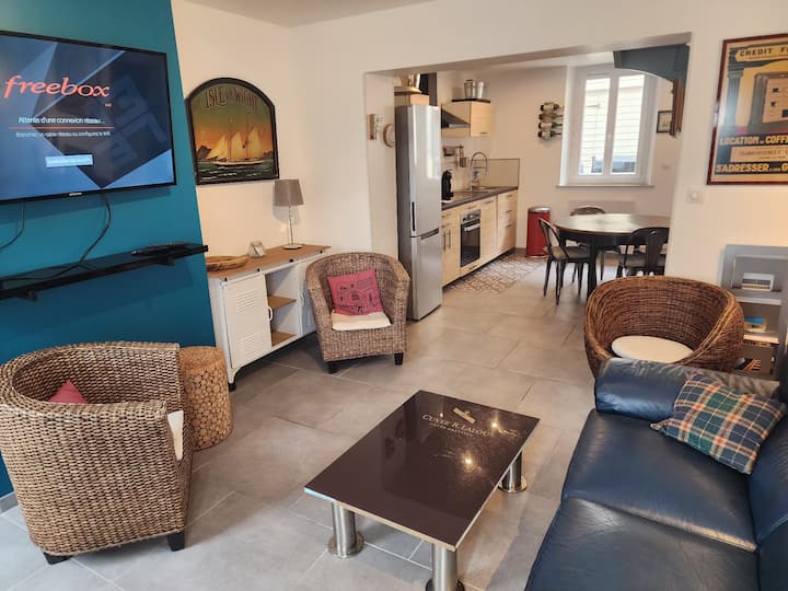 Maison Pêcheur 4p * Vue Mer Et Port * Jolie Cour - Fécamp