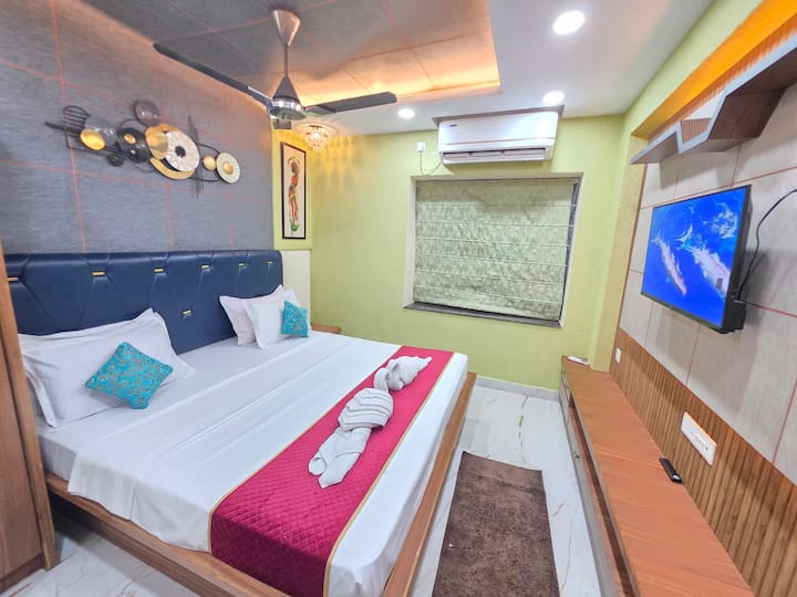 Gih_ac_1bhk_near_beach_with_kitchen_1washroom_3pax - Puri