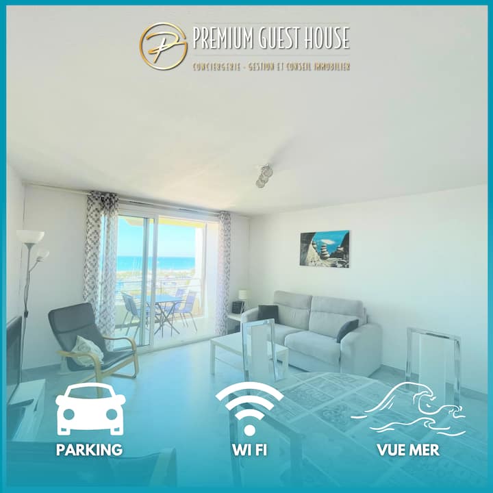 Pgh N°52 - Vue Mer & Port, Parking Privé - La Grande-Motte