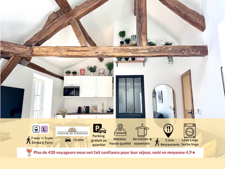 Studio Charme Et Confort 30m², Près De Versailles - Chatou