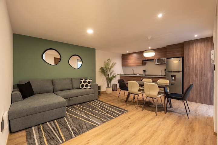 Depto. De 6 Personas Cerca De Coyoacán | Conf - Mexico City