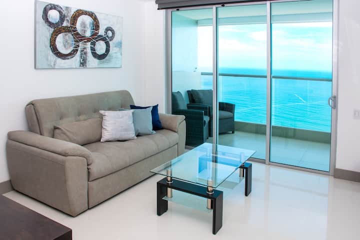 Amazing Beachfront 1 Bedroom Apt In Bocagrande - Cartagena