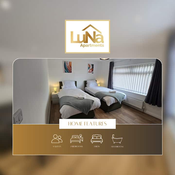 Save 20% Today | 2bedroom House|4beds|free Parking - Newcastle upon Tyne