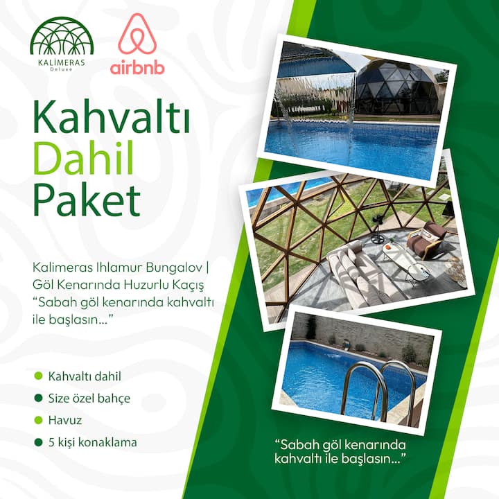 Kalimeras Ihlamur Bungalov Kahvaltı Dahil Paket - Sapanca