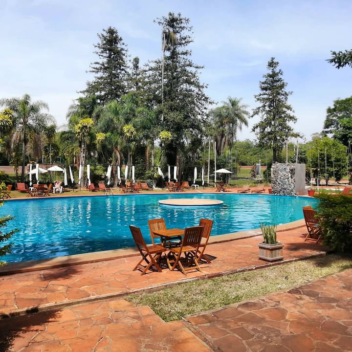 Female Room | Poolside Retreat | Beer Hotel - Puerto Iguazú