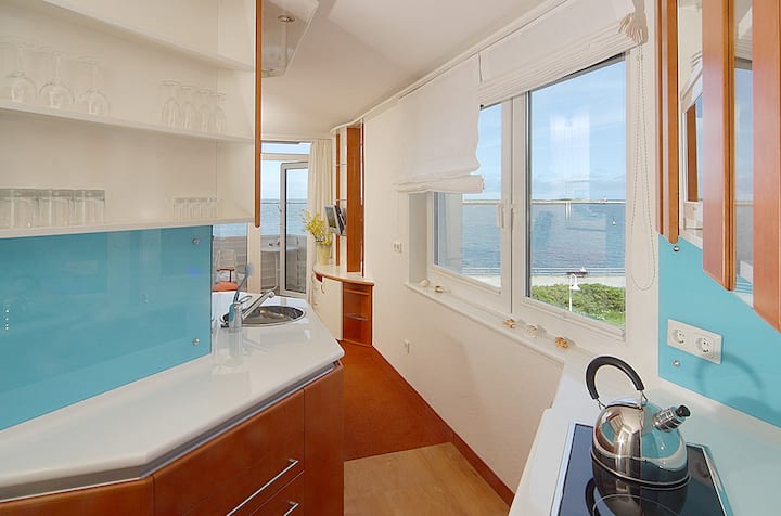 Haus Nickels - Appartment 2 Balkone Und Seeblick 1 - Helgoland