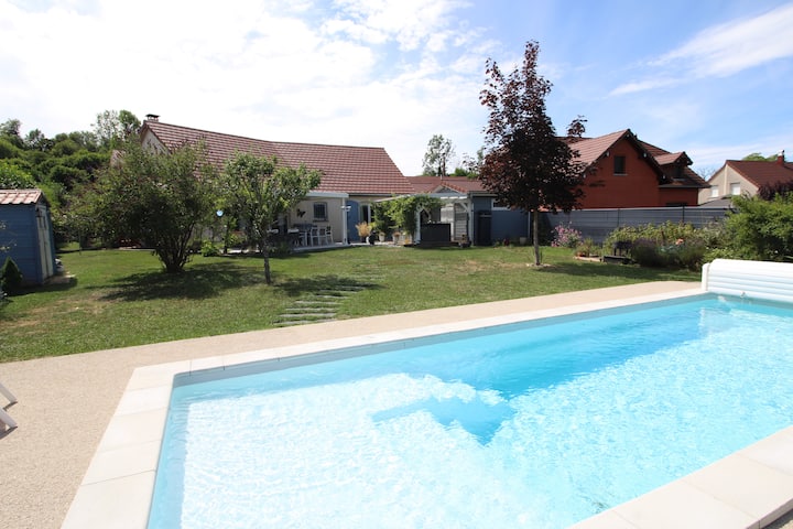 Villa Douce, 3 Chambres, Pergola, Piscine Chauffée - Clairvaux-les-Lacs