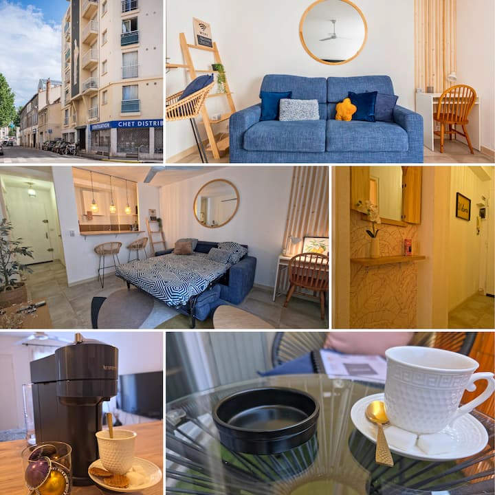 L'escapade: Balcon Et Parking Entre Stade & Timone - Marseille