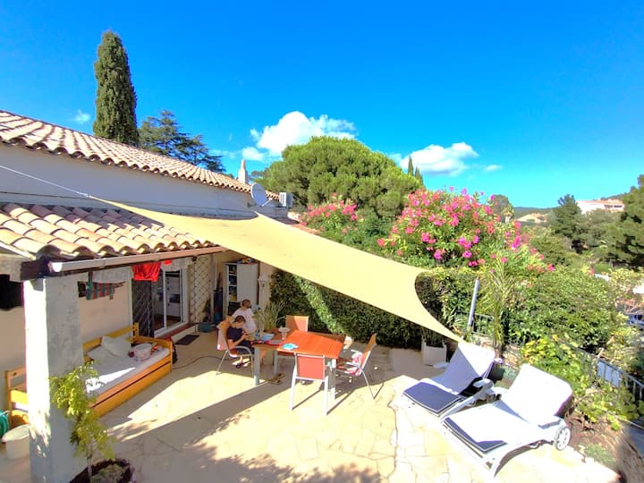Villa Terrasse Jardin Vue Mer Et Piscine-club - La Croix-Valmer