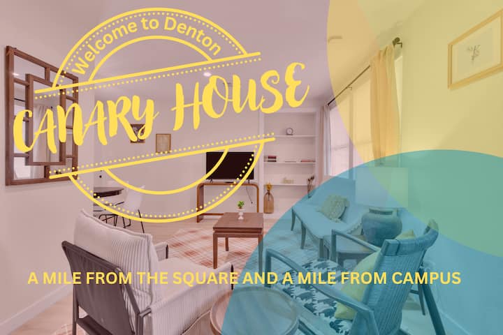*New* The Canary Chalet - Denton, TX