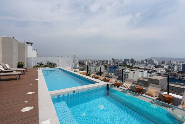 Beautiful • Great Location Miraflores • Pool & Gym - Lima
