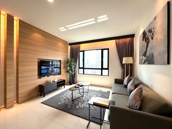 Suasanajb 2br@6pax Walk To Ciq&jbcc [Free Parking] - Johor Bahru