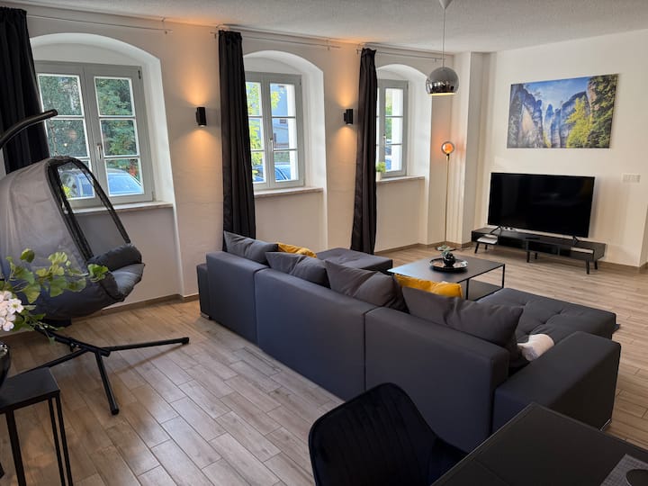 Cozy Castle Königstein - Moderne 69 Qm Unterkunft - Struppen