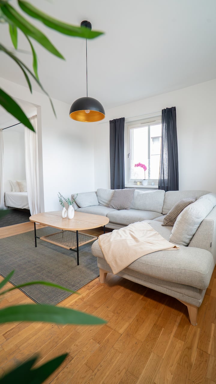 Chic 1br | City Center | Sleeps 4 |Brämaregården - Gotemburgo