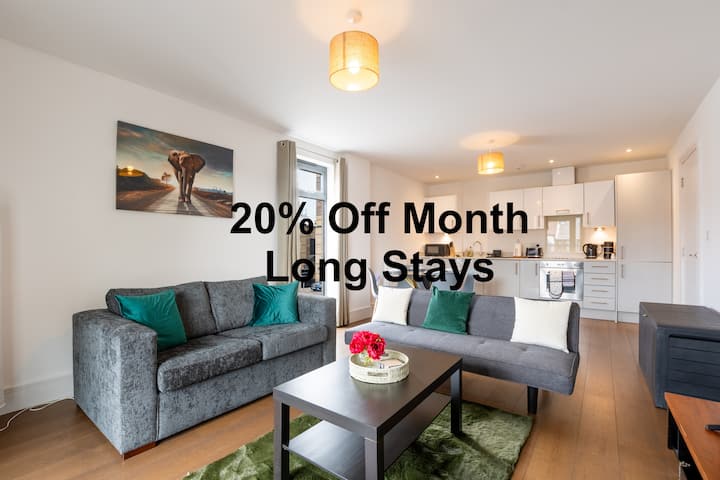 20% Off Month Long Stays - Slough
