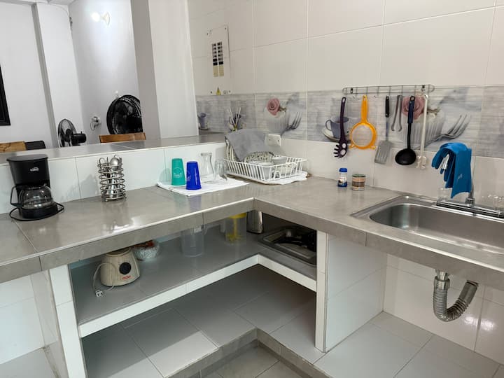 Apartamentos 53 (Piso 2) L Aire L Cocina L Sala - Barrancabermeja