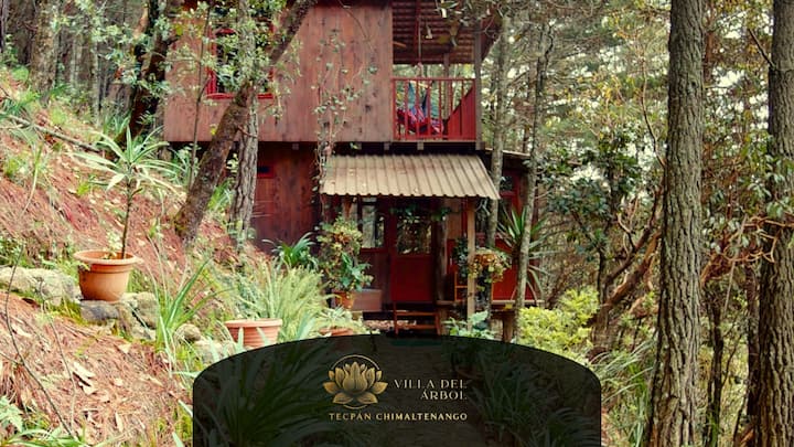 Villa Del ÁRbol – Cabaña Entre Copas Del Bosque - Patzún