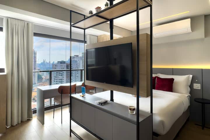 Modern Studio Next To Brooklin Subway - Moema