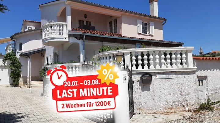 Villa-suite: Pool & Dachterrasse - Istrien