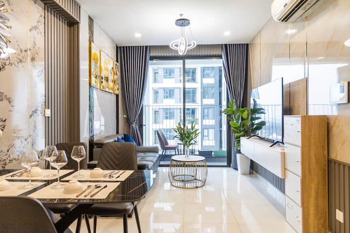 Emerald 2br Biz Retreat| Vsip 1| Pool, Sauna, Bbq - Ho Chi Minh-staden