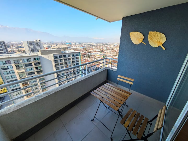 Acogedor Depto. En Condo Full Equipado - El Bosque, Chile