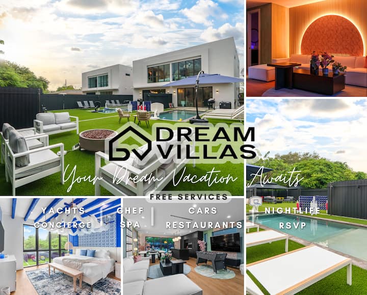 Beautiful 2 Homes, 2 Pool, Huge Backyard, Games - Miami