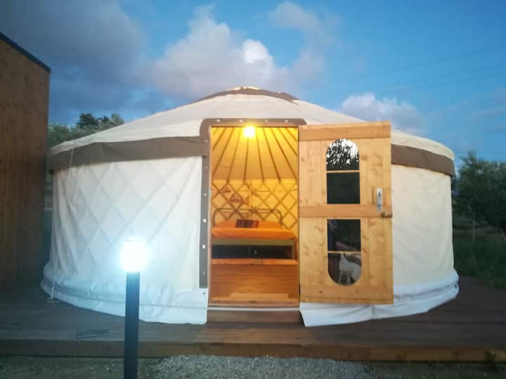 Glamping Agricolo Peku Peku - Yurta Ficuzza - - Molise