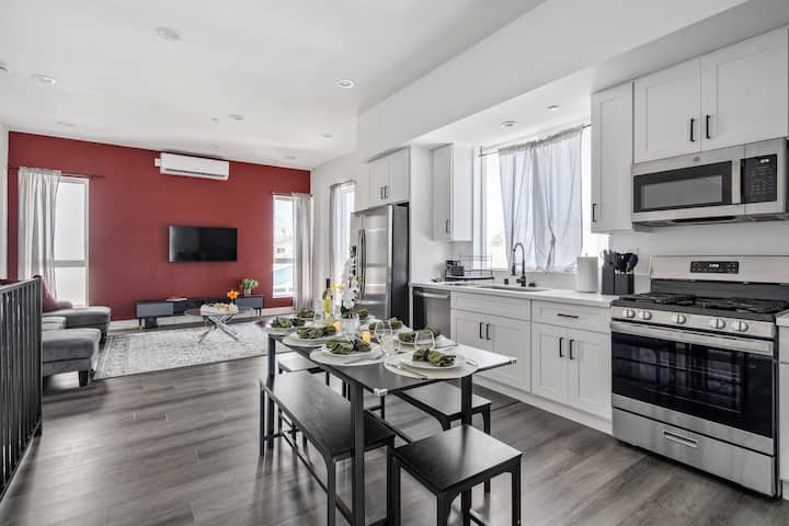 Central 4bed Bright Safe Parking Dtla Usc Expopark - South Los Angeles - Los Angeles