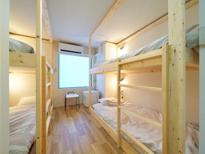 4名宿泊可で家族や友人旅行に最適な船旅気分を楽しめる18㎡の快適な船宿キャビン!横浜観光にも好立地! - Yokohama