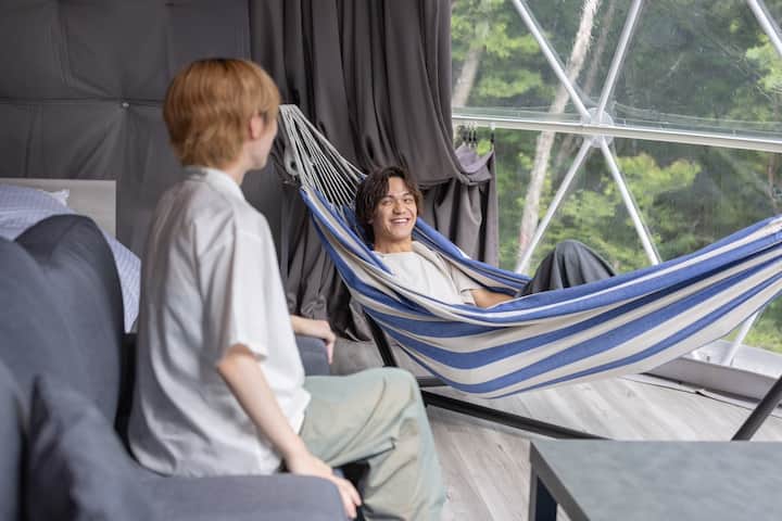 【2 Meals】glamping With Private Onsen&sauna/6ppl - Matsumoto