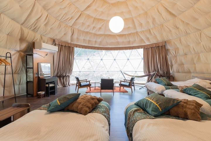【2 Meals】pets Allowed!/glamping/onsen&sauna/6ppl - Matsumoto