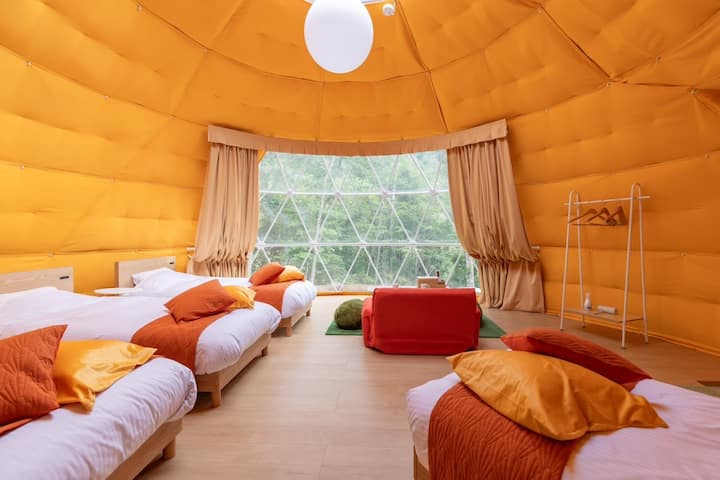 【2 Meals】glamping With Private Onsen&sauna/5ppl - Matsumoto